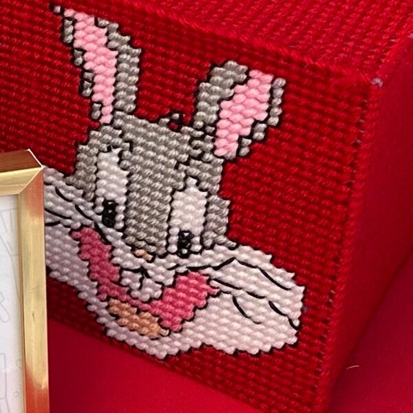 Cartoon Plastic Canvas Pattern Book PDF Digital Download • Bunny Boy ...