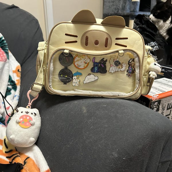 Kawaii Cat Ita Backpack, Cute Ita Backpack, Anime Ita Bag, Large ...