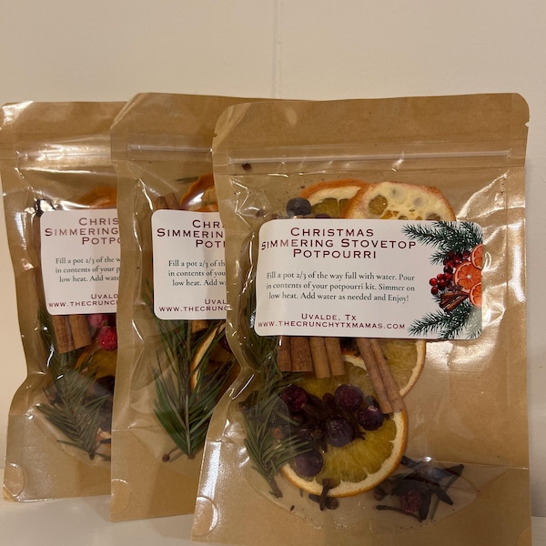 Christmas Simmering Stovetop Potpourri Mix: Winter Holiday Fragrance - Etsy