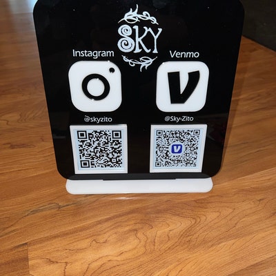 Pop up Shop Sign Multi QR Code QR Code Sign Instagram - Etsy
