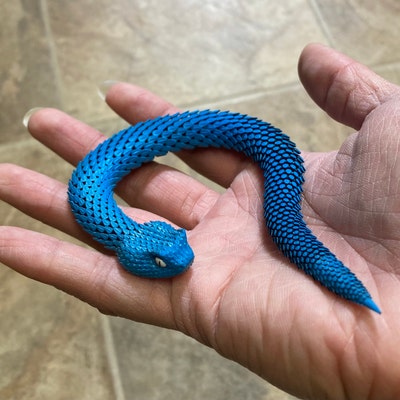 Snake Figure Toy Animal Articulated Model Viper Large - Etsy