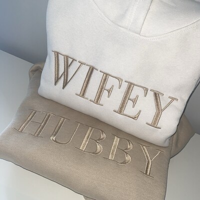 Personalised Embroidered Infinity Symbol Initial Sweatshirt or Hoodie ...