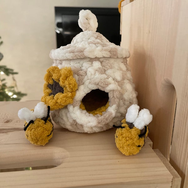 Happy Hive | Interactive Crochet Toy — CROCHET PATTERN ONLY, Crochet ...