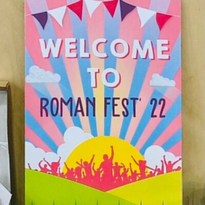 Festival Birthday Welcome Sign, Birthday Fest Sign, Birthday Party Sign ...