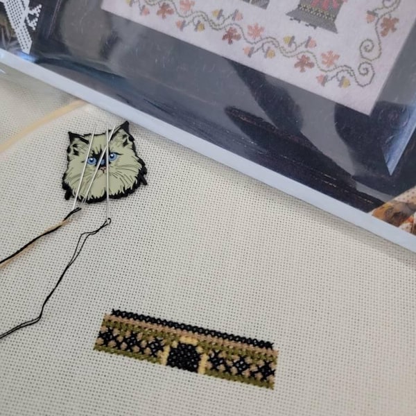 Macleod Fairy Flag: 40ct Printed Italian Linen Needlework - Etsy