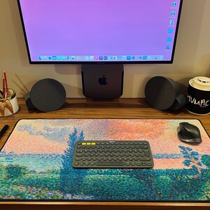 Retro Futuristic Control Panel Desk Mat Computer Console XXL Mousepad ...