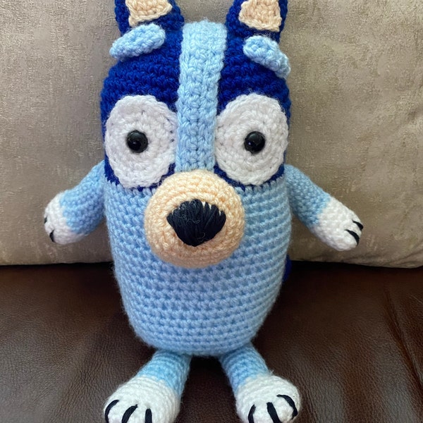 Blue Heeler Crochet Pattern - Bluey Crochet Pattern - Etsy