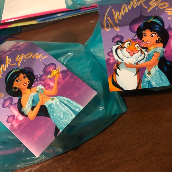 Instant Download Princess Jasmine Favor Tags Printable Birthday Party ...