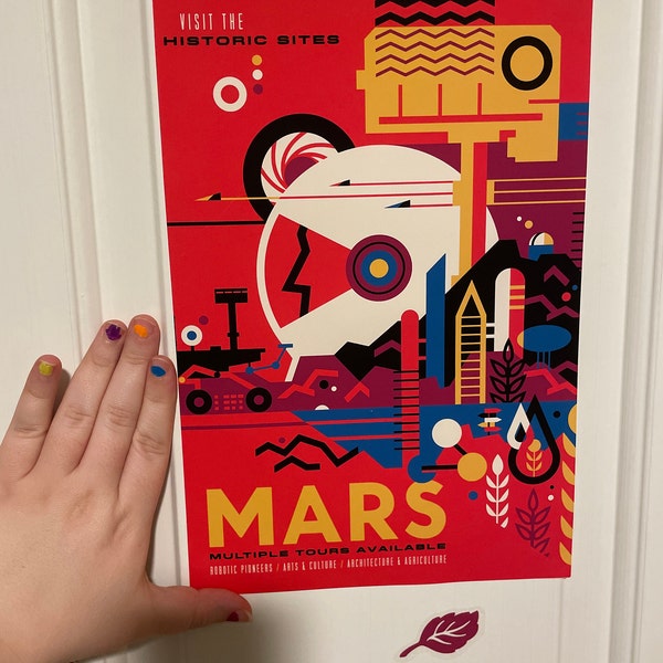 Mars Poster Nasa Poster the Red Planet 2016 NASA/JPL Space Travel ...