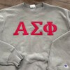 Fraternities and Sororities Greek Font, Alphabet Simple Applique With ...