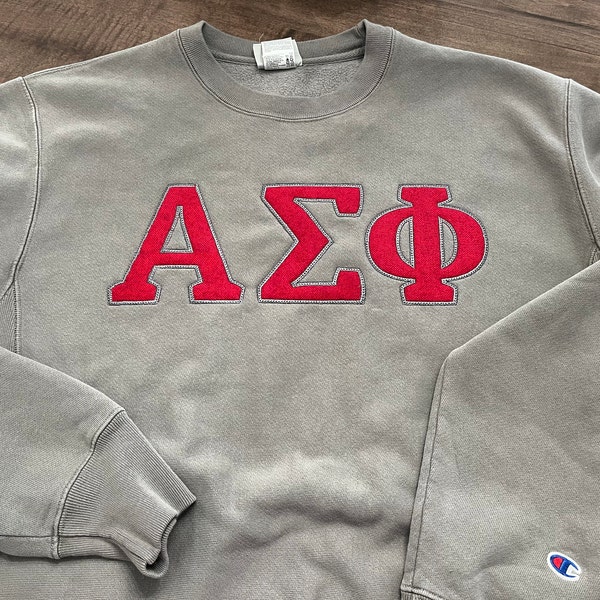 Fraternities and Sororities Greek Font, Alphabet Simple Applique With ...