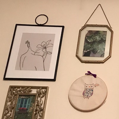 Fine Line Abstract Print, Flower Art, Abstract Art, Boho Print ...