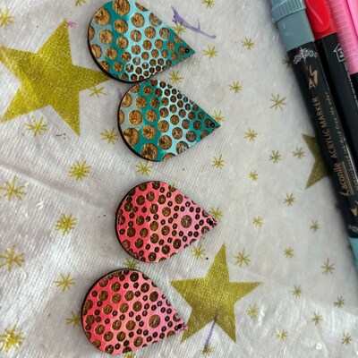 Keychain Bundle SVG File for Glowforge and Laser Cutters, 24 ...