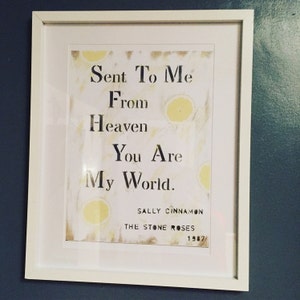 Oasis Sifters Mr Sifters Shakermaker Manchester Music Art Print Size A3 ...