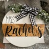 Personalized Teacher Custom Farmhouse Classroom Sign. Custom Teacher ...