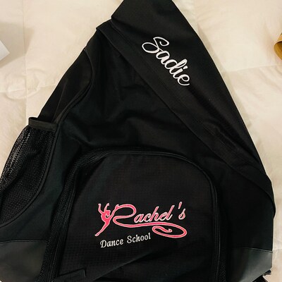 Personalized Large Sling Backpack,monogrammed Cheer Bag,custom Cheer ...
