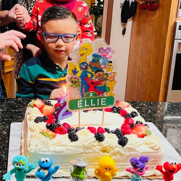 Custom BEBEFINN Cake Topper /12 Cup Cake Toppers Party Decorations ...