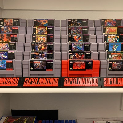 SNES Stacked Game Cartridge Display Stand - Etsy
