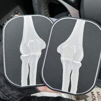 X-ray Knee Patch Iron-on Radiology Broken Bone Doctor Ouch Emergency ...