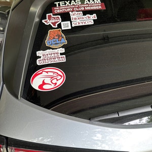 Western Michigan University WMU W Broncos Head Sticker Decal for Cars ...