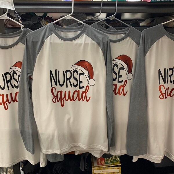 Christmas, Christmas Svg, Squad, Squad Svg, Santa Squad, Nurse, Nurse ...