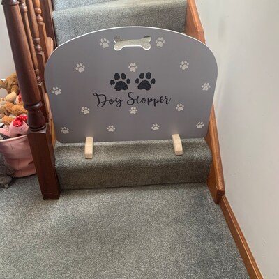 The Dog Stopper standard Stair Gate Dog Stop Stair Gate - Etsy UK