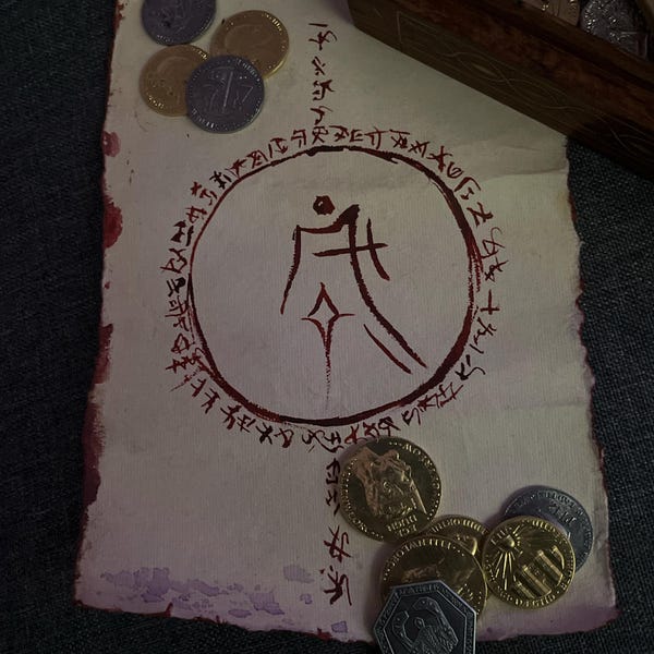 Hand Drawn Spell Scroll L Costume L Renfaire L Tabletop Role Playing L ...