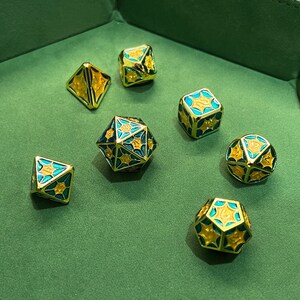 Mountain Forest Dice, Handmade Resin Dice Sharp Edge Dice, Dnd Dice Set ...
