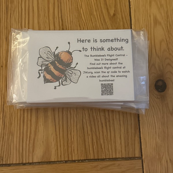 Mini Postcards JW Bee Was It Designed Informal Witnessing - Etsy