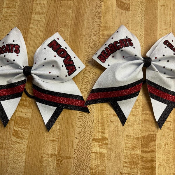 Cheer Bow Box, Cheer Bow Box and Makeup Bag, Cheer Bow Holder, Bow Box ...