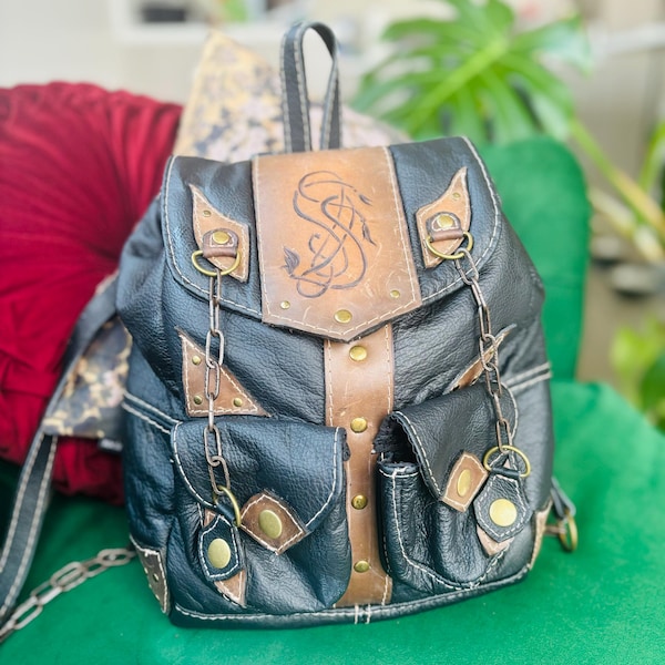 Post-apocalyptic, Dirty, Tattered Leather Khaki Green and Brown ...