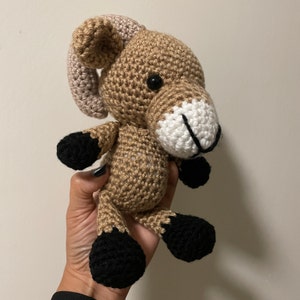 PATTERN: Reagan the Ram Crochet Ram Pattern Amigurumi Ram Pattern ...