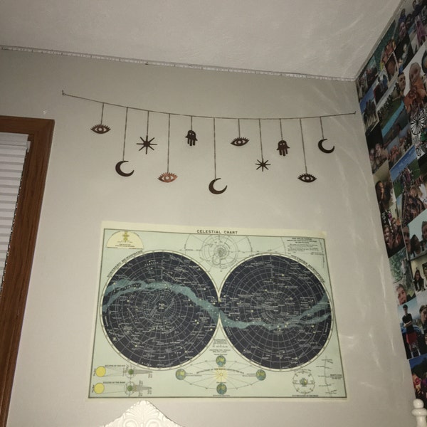 Celestial Art | Celestial Decor | Celestial Gift | Constellation Map ...