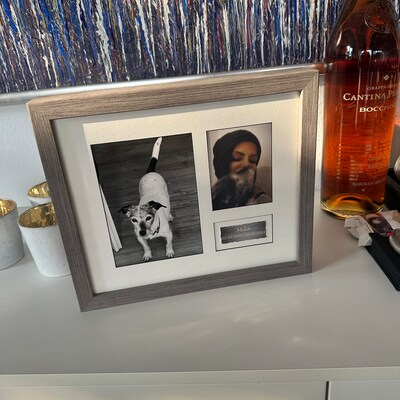 Solid Wood Pet Ashes Frame 12x10 30.5x25.4cm includes Printing, up to ...