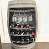 Hanging Oak Wine Barrel Stave Glass Rack Stemware Rack - Etsy