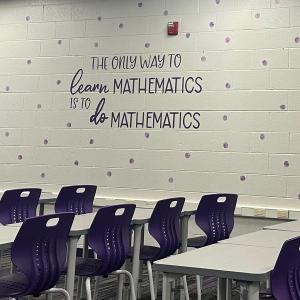 In a World, Teacher Decal, Classroom Decor, Vinyl Wall Decal, Classroom ...