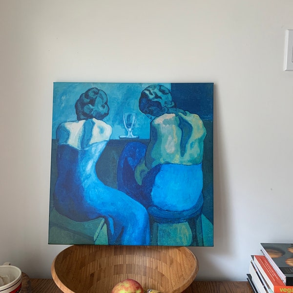 ARTCANVAS Two Women Sitting at a Bar 1902 by Pablo Picasso Canvas Art ...