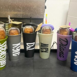 24oz Matte Personalized Cold Cups for the Guys - Etsy
