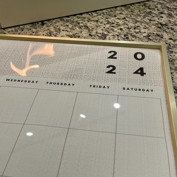 Blue Family Wall Calendar Print: Reusable, Customizable 2026 - Etsy