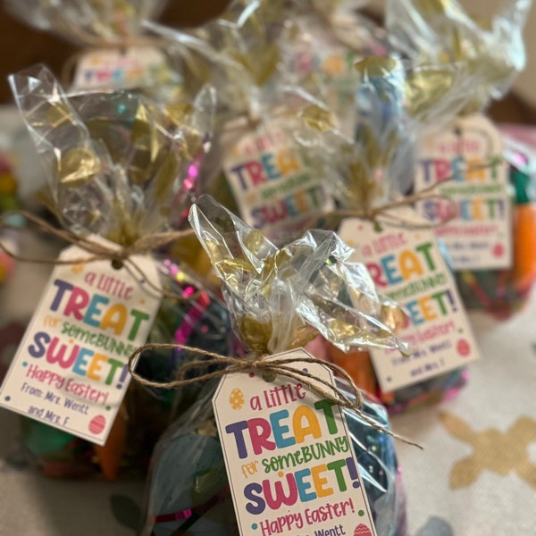 Printable Treat for Someone Sweet Easter Gift Tag, Easter Basket Gift ...