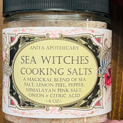 Sea Witches Cooking Salts Kitchen Witch, Witches Kitchen, Black Salt ...