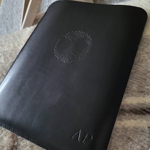 Compact Pencil Case Brown Leather Pen Holder Personalized | Etsy