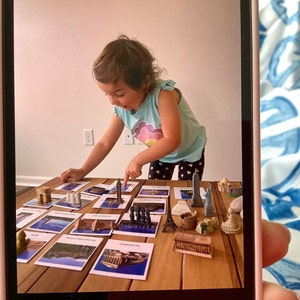 Montessori Around the World 3 Part Cards Digital Download - Etsy