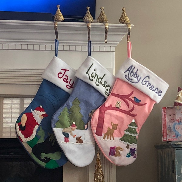 Large Personalized Christmas Stocking--"christmas Kindness" - Etsy