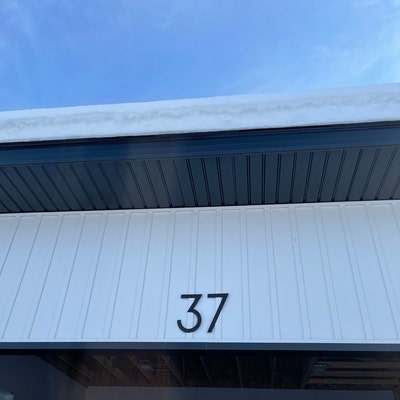 10 Inch Metal House Numbers Address Sign Numbers Modern - Etsy