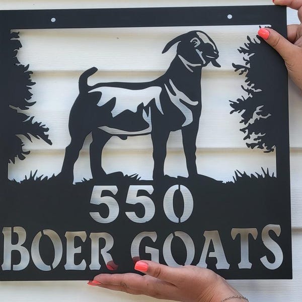 Boer Goat Farm Sign - Etsy