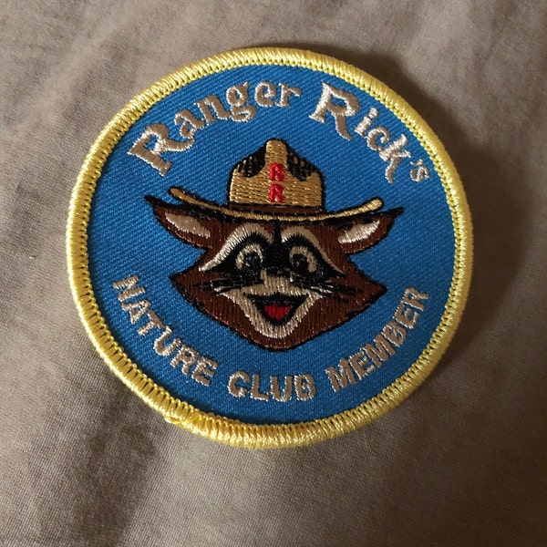 Ranger Rick's Nature Club Embroidered Patch, Outdoor Club - Etsy