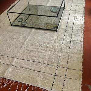 Large White Rug 170x240 Cm White Area Rug Abstract Living - Etsy