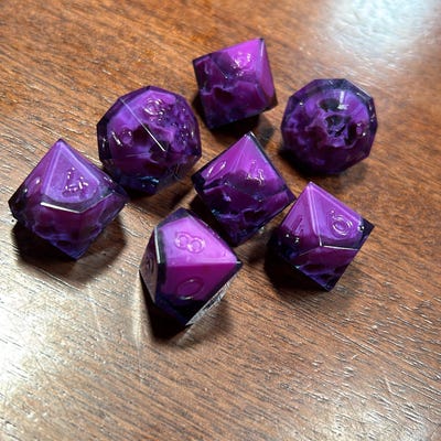 Dice Set Skull Sharp Edge, D&D Dice Set for Dungeons and Dragons D and ...
