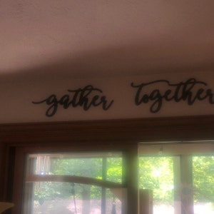 Together Sign, Together Wood Sign, Together Wall Decor, Thanksgiving ...